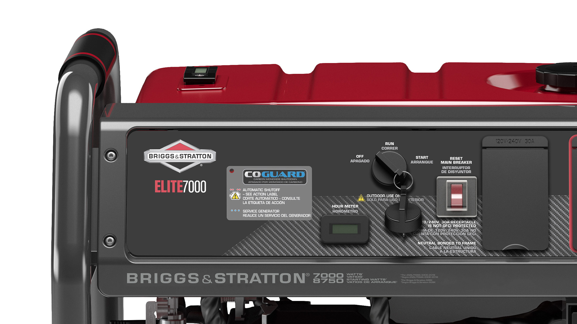 7000 Watt Elite Series™ Portable Generator with CO Guard®