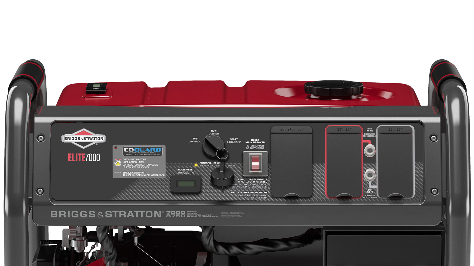 7000 Watt Elite Series™ Portable Generator with CO Guard®